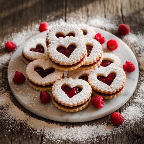 Raspberry Linzer Cookies Recipe