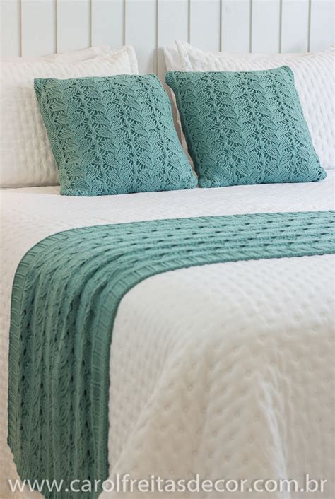 Compre Agora Kit Cama Posta Em Tricot Flor Menta