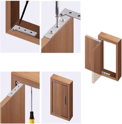 Set Of 6 360 Degree Rotation Stainless Steel Hidden Door Pivot Hinges