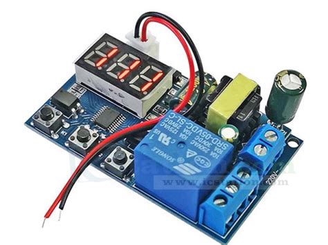 AC 110V 220V Trigger Delay Cycle Timing Relay Switch Control Module ICStation
