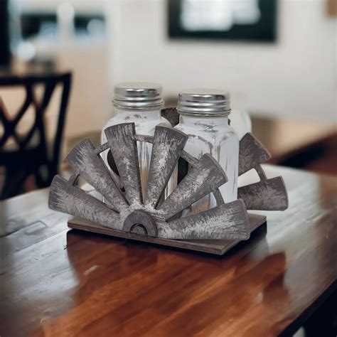 Salt Pepper Caddy Etsy