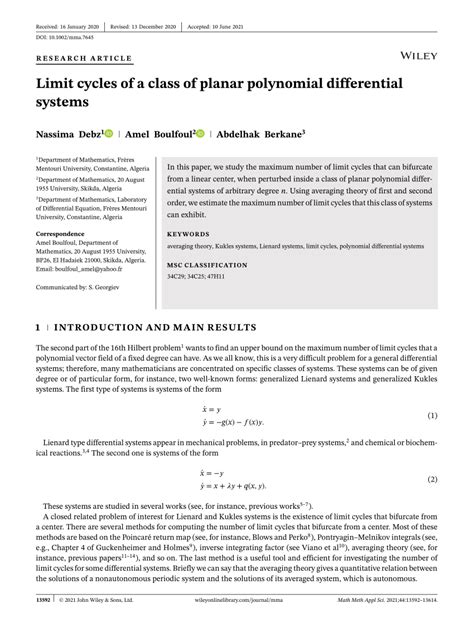 Limit Cycles Of A Class Of Planar Polynomial Differential Systems