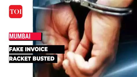Fake Invoice Racket Busted In Mumbai Mastermind Arrested