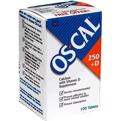 Os Cal 250d Calcium With Vitamin D Supplement Tablets Shop Sun Fresh