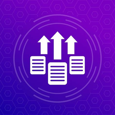 Premium Vector Export Data Icon For Web