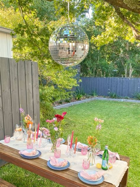 Garden Party Birthday Table Decor