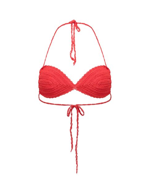 Del Mar Bikini Top Raspberry She Wolf Co