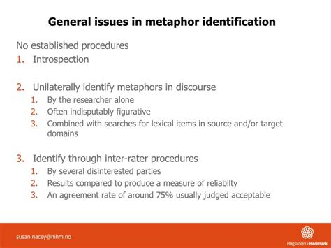 Ppt Introduction To The Metaphor Identification Procedure Mip Powerpoint Presentation Id