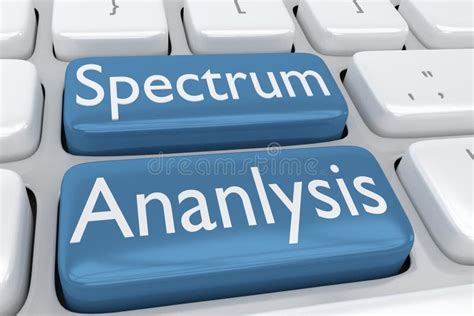 Spectrum Analysis Concept Stock Illustration Illustration Of Play
