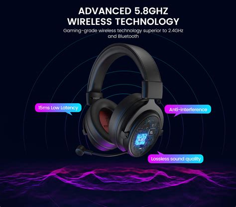 Eksa E X Ghz Ultra Low Latency Wireless Gaming Headset Vibe Gaming