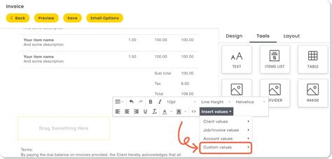 using custom fields in estimates invoices and custom documents workiz