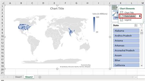 Dynamic Filled Map In Excel Pk An Excel Expert