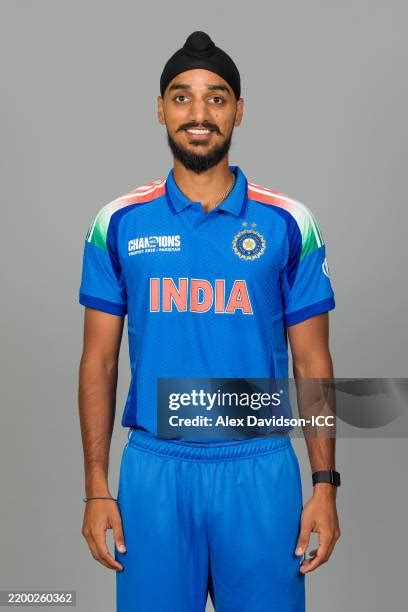 Arshdeep Singh Of India Poses For A Portrait During The Icc Champions