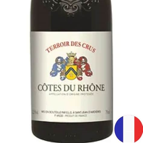 Cotes Du Rhone Terrois Des Crus AOP 750 ml Leal Vinhos - Sua jornada no ...