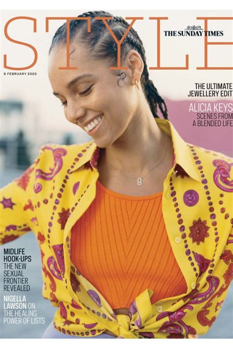 ALICIA KEYS In The Sunday Times Style Magazine February 2020 HawtCelebs
