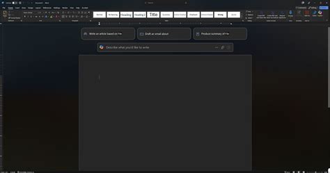 Windows 11 First Look At Copilot Ai Powered Word Ui For Microsoft 365