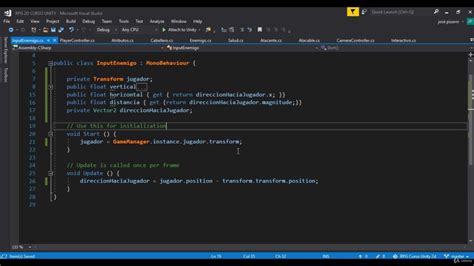 81 Input Enemigo Curso Unity Y C 2019 Youtube
