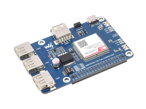 Cat 1 GNSS HAT For Raspberry Pi Based On SIM7670G Module Global Multi