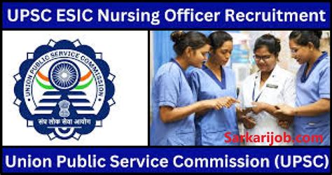 Upsc Esic Nursing Officer Recruitment 2024 Archives Sarkari Job