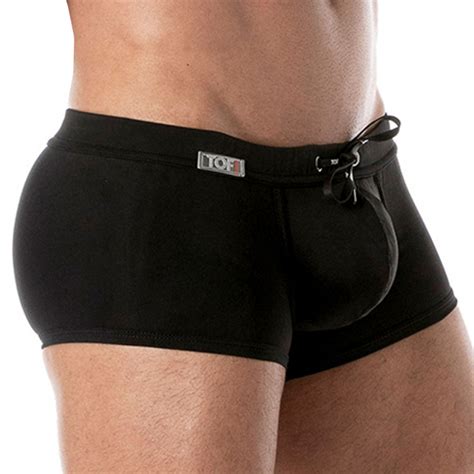Tof Paris Holidays Swim Trunks Black Inderwear