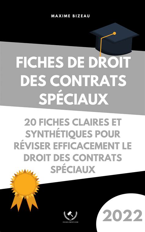 Fiches De Droit Des Contrats Sp Ciaux Fiches Droit