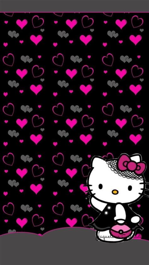 Pin En Hello Kitty Hello Kitty Fondo De Pantalla Brillante Apliques