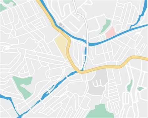 가상의 지도 프리미엄 벡터