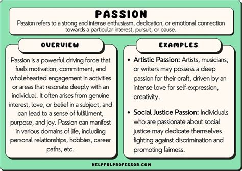 What Is Passion An Example Of At Brock Foletta Blog