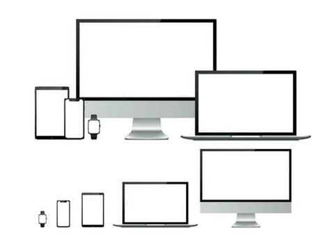 Multi Device Mockup Vector Art Icons And Graphics For Free Download