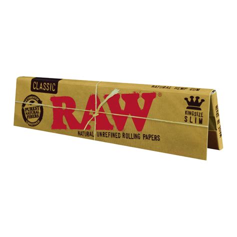 Raw Classic Rolling Papers King Size Slim Hs Wholesale