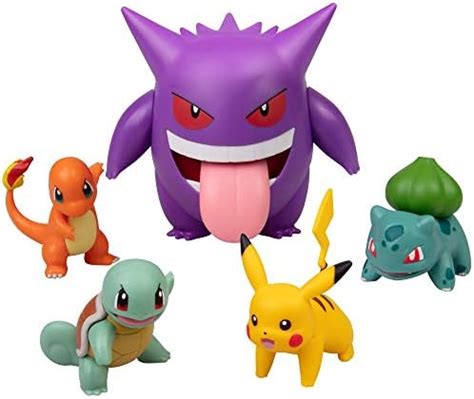 Pok Mon Figure Multi Pack Set With Deluxe Action Gengar Generation 1