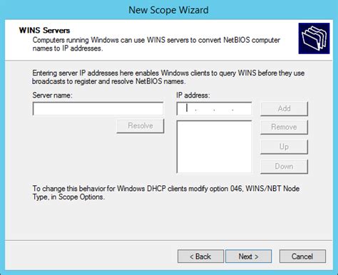 configure a multiscope dhcp server to work with vlans