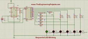LED Blinking Projects The Engineering Projects