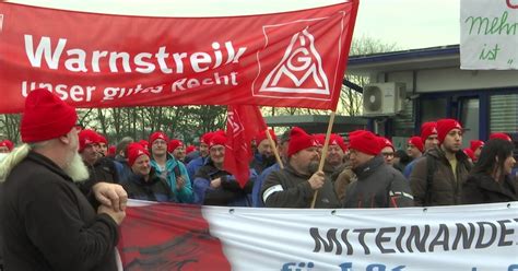 Streiks Auch In Der Oberpfalz IG Metall Zieht Schraube Im Tarifstreit