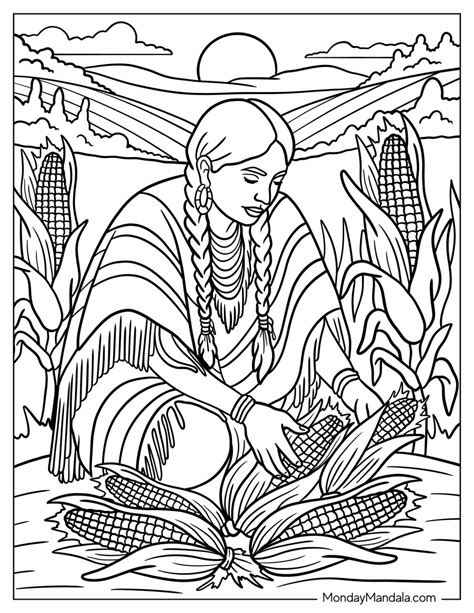 Coloring Pages Native American Art