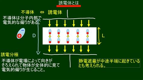 電気20コンデンサーと誘電体誘電分極比誘電率高校物理 YouTube