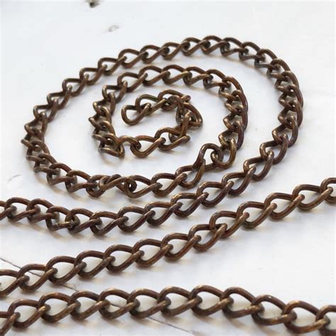 Solid Brass Chain Etsy
