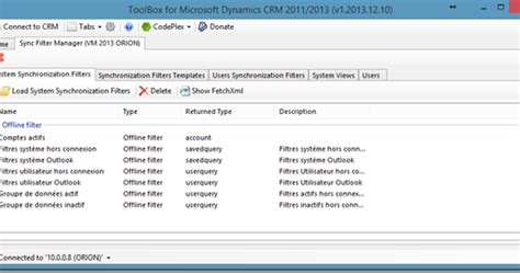 Dynamics Crm Tools