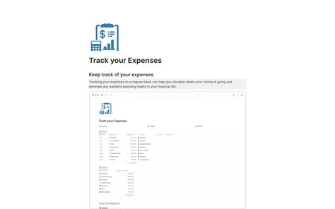 Track Your Expenses Template By Auctor Notion Marketplace