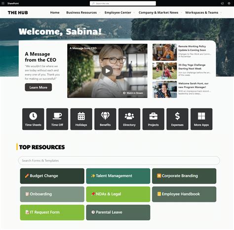 15 Modern Sharepoint Intranet Site Examples For 2024 — Origami Sharepoint Sharepoint Intranet