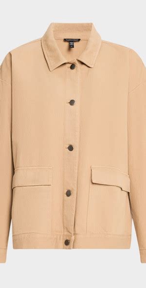 Eileen Fisher Organic Cotton Utility Jacket