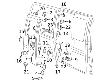 Rear Door For Chevrolet Express Gm Parts Center