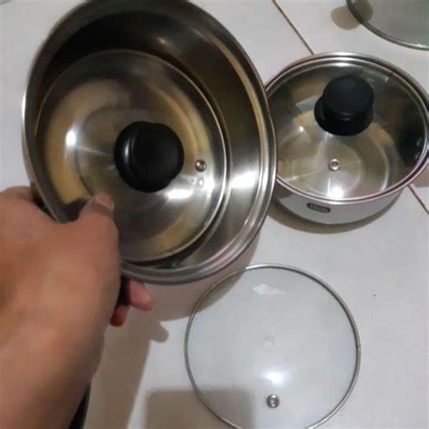 Panci Aurora Set Souce Pan 2 In 1 Kettle Bunyi 1 5 Liter Shopee