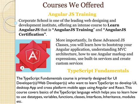 Ppt Angularjs Training Course Powerpoint Presentation Free Download Id7833594