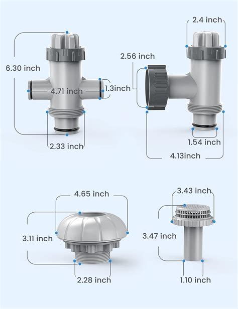 Poolhacker Above Ground Swimming Pool Inlet And Outlet Water Replacement