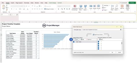 How To Create A Project Timeline In Excel Free Template Included ProjectManager
