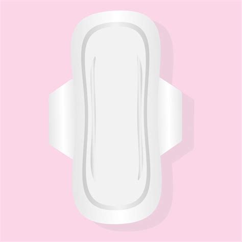 Premium Vector Reusable Menstrual Pad Vector Illustration