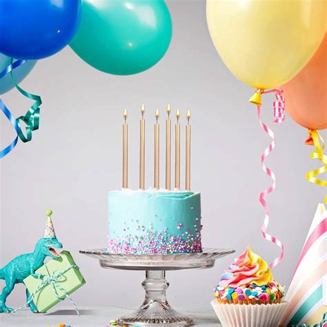 Birthday Cake With Many Candles