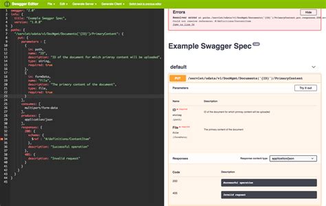 Adding Unavailable Endpoints Using A Swagger Specification