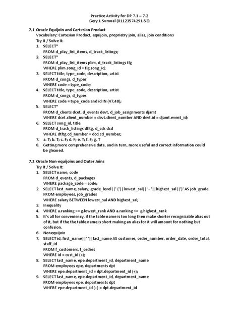 dp7 practice activities answers download free pdf data management